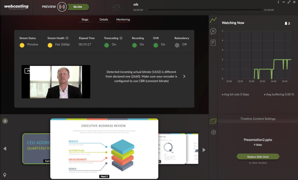Behind the Scenes of the Live Dashboard - Kaltura