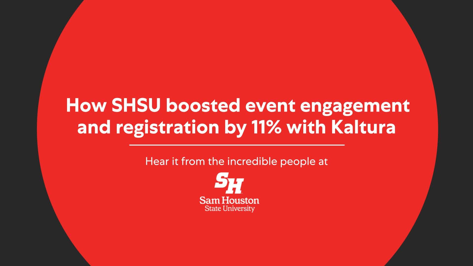 SHSU case study | Kaltura